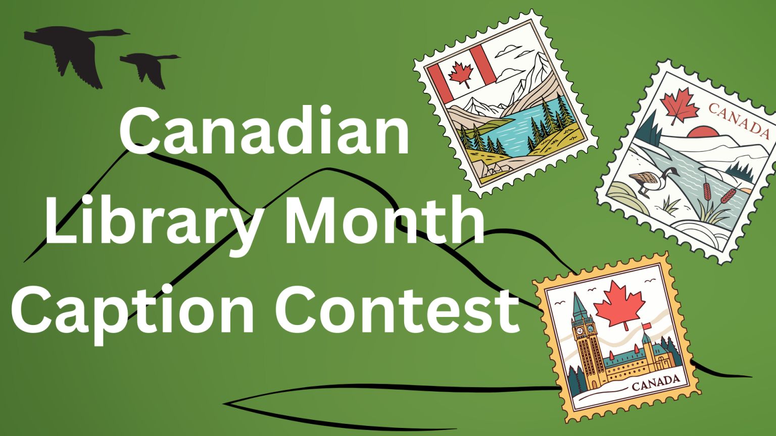 Canadian Library Month Caption Contest - College of the Rockies